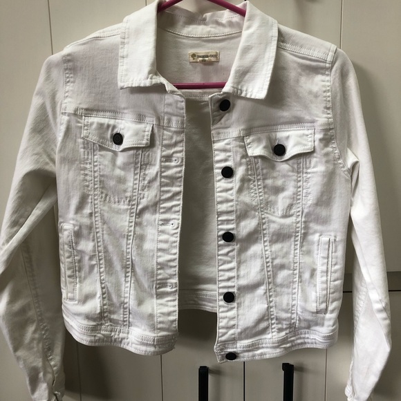 Tucker + Tate | Jackets & Coats | Girls Tucker Tate White Jean Jacket ...